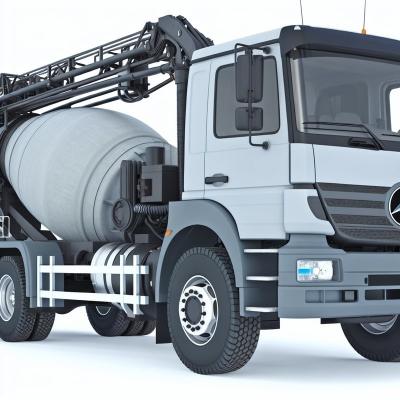Cina 8x4 camion di pompa di calcestruzzo con telaio Benz in vendita