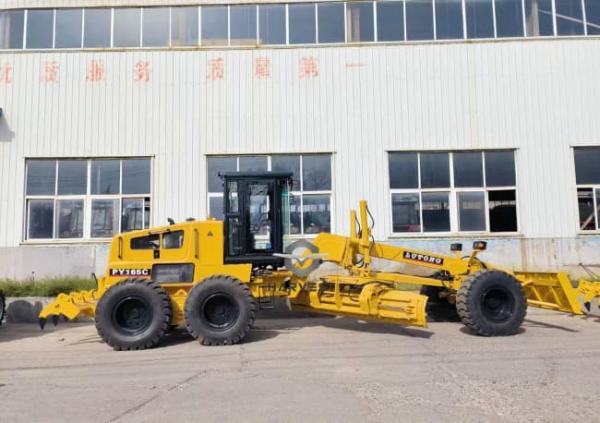 Quality 125kw Road Construction Motor Grader PY165C 15000kg Sale in Kazakhstan for sale