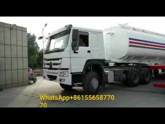 3 As 5000L 40CBM Oliebrandstof Semi-trailer Fuwa As Met SINOTRUK hoofd