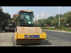 XCMG XS163J Single Drum Vibratory Road Roller Speed 11.17km/h Rated power 103kW Roller