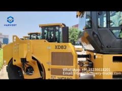 8.5 Ton XCMG Double Drum Road Roller XD83 With Cummins Engine 74.9kw
