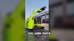 JC45 TS100 JC120 JC75 MINI Loader Multi-Function Skid Steer Loader with Assistive Device Fitting