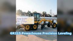 GR215 Motor Grader Powerful Road Construction Equipment