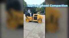 China Double Drum Road Roller For Sale