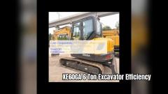XE60GA 6 Ton Mini Excavator High Efficiency Construction