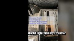 XE60GA 6 Ton Mini Excavator High Efficiency Construction
