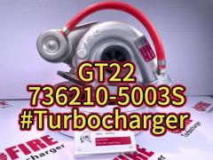 GT22 Turbo 736210-5003 1118300SZ Turbocompressore per camion Isuzu JMC con motore JX493ZQ
