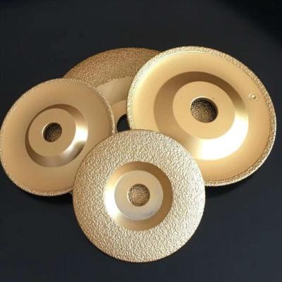 China Vacuum Brazed Diamond Grinding Wheel For Marble, Granite And Crystal for sale