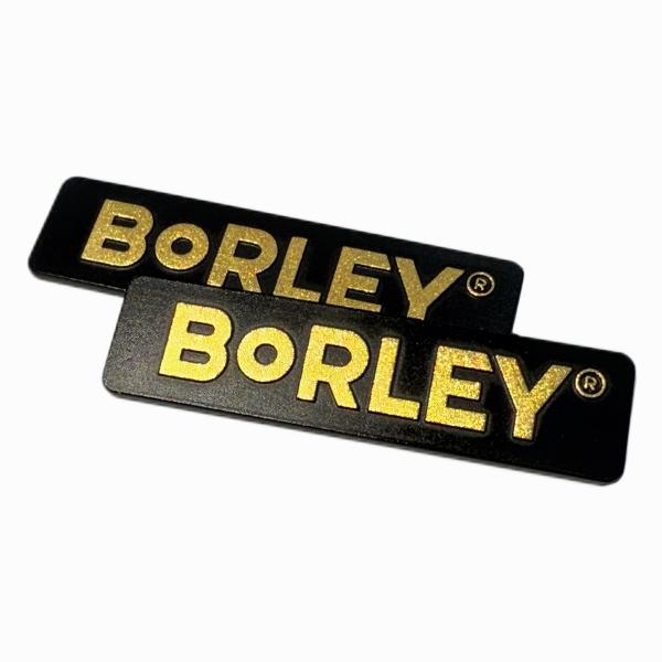 Quality Corrosion Resistant Custom Aluminum Nameplate Matte Black Metal Name Plate With 3D Text And Adhesive Back for sale