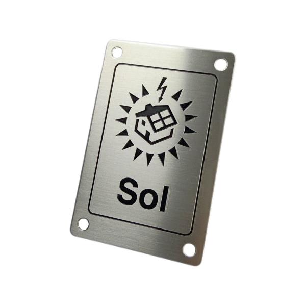 Quality Corrosion Resistant Custom Logo Name Plates Waterproof Laser Engraved Name Plates for sale