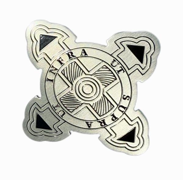 Quality Abrasion Resistant Custom Embossed Nameplates Permanent Adhesive Brushed Aluminum Nameplate Durable for sale