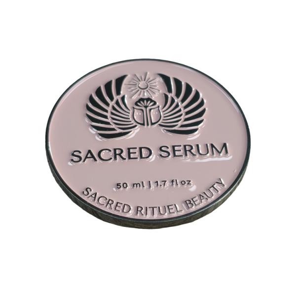 Quality Embossed Circle Name Plate Robust 3D Name Plates Wear Resistant for sale