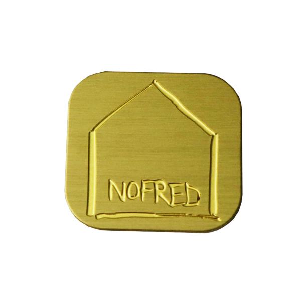 Quality Custom Copper Name Plates Wear Resistant Etched Metal Nameplate Durable for sale