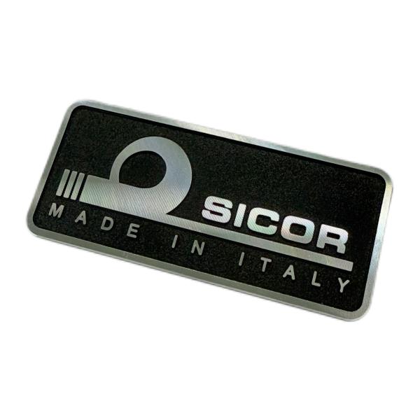 Quality Customized Logo With Embossed Font On The Black Base Of The Aluminum Nameplate for sale