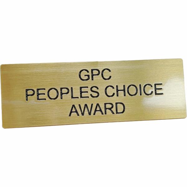 Quality Custom-made Brass Signs Filled With Black Paint Without Adhesive for sale