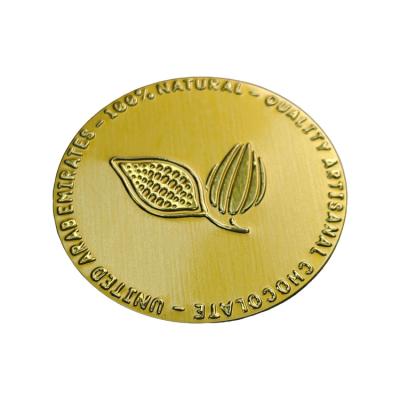 China Over 20 Years Experience Custom High Quality Gold Perfume Metal Label With ISO Cert for sale
