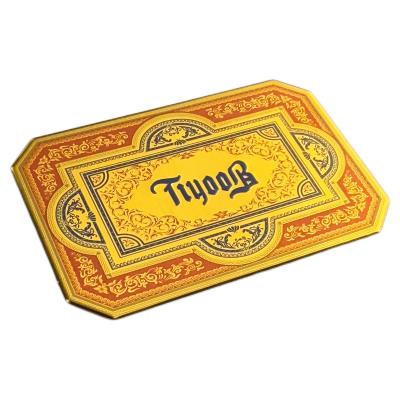 China Customized Metal Logo Labels With Classic And Retro Patterned Aluminum Plates for sale