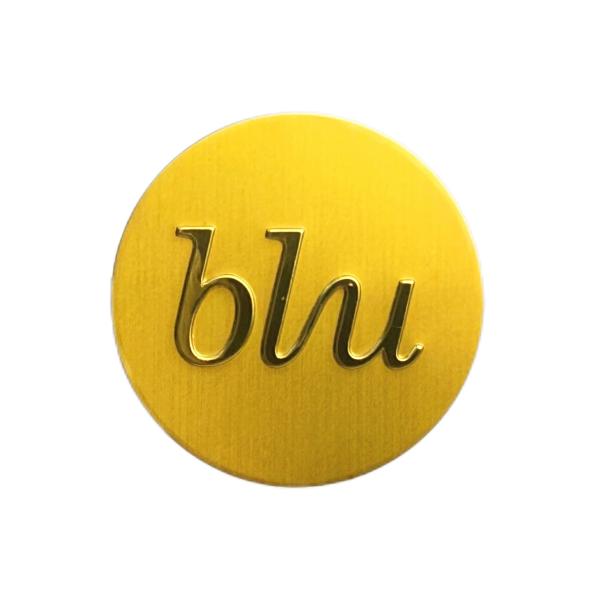 Quality A High-end Logo Brand With A Golden Embossed Three-dimensional Custom Label for sale