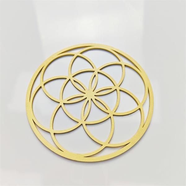 Quality Customized Brass Decorative Nameplate With A Perfect Round Design for sale
