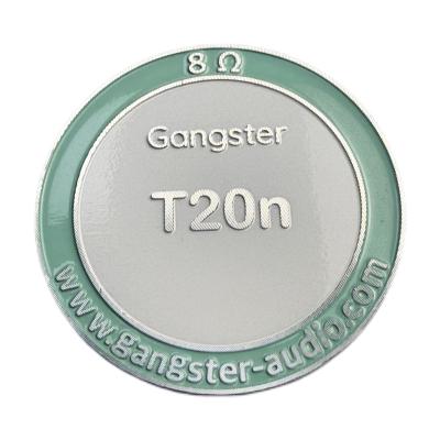 China Customized Three-dimensional Die-cast Aluminum Nameplates For Electrical And Audio Applications for sale