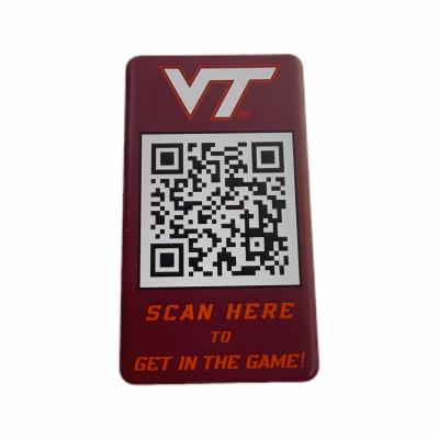 China Customized Metal Aluminum Label QR Code Recognition High-quality Identification for sale
