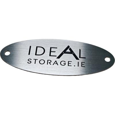 China Custom Etched Stainless Steel Nameplates, Durable Metal Labels for Industrial Equipment Identification for sale