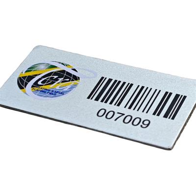 China Custom-made Four-color Printed Aluminum Bar Code Tape With Adhesive for sale