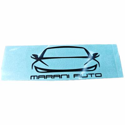 China Custom Metal Electroplated Car Silhouette Stainless Steel sticker / Metal Sticker for sale
