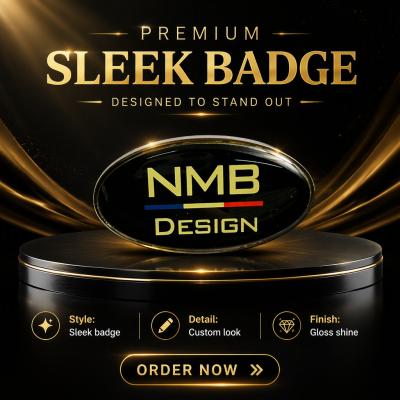 China Custom Fashion Zinc Alloy Durable Label Crystal Surface Metal Nameplate for Out Door Use for sale