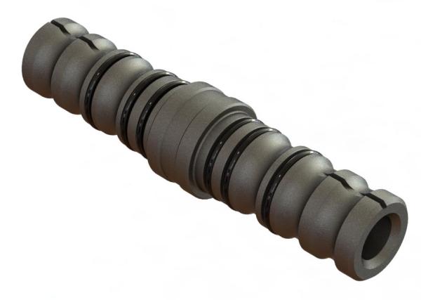 Quality Easy Install Coiled Tubing Connectors Inline Double Roll On Connector for sale