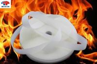 China Fire Retardant Hook and Loop Tape 100% Nylon 25m Roll FAA25.853(b) Compliant for sale