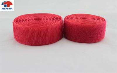 China Red Magic sew on hook and loop fastener / roll hook and loop closures High Sticky for sale