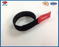 China Reusable Hook and Loop Cable Ties 6 inch Black for Cable Management and Organization for sale