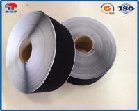 China Black White Reusable Soft Nylon Hook Loop Thin Tape 150mm Width Sticky Back for Medical Furniture for sale