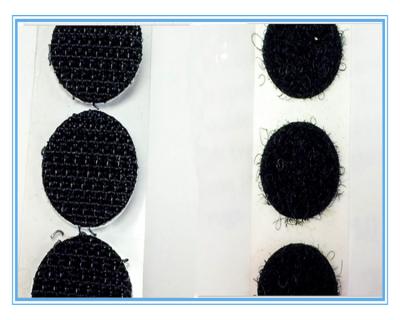 中国 自己接着20mmの注文のホックおよびループ硬貨、範囲SGSの証明 販売のため