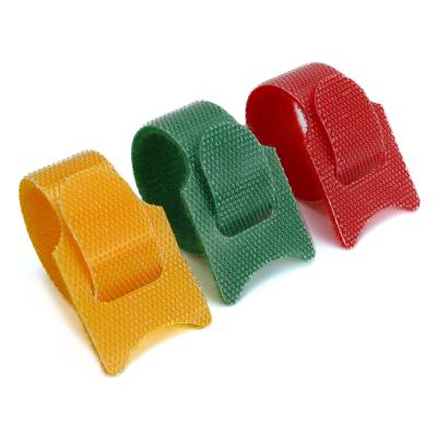 China Back-to-Back Hook-and-Loop Cable Ties (Hook-and-Loop in One Piece), Colorful Nylon Hook-and-Loop Self-Adhesive Cable Organizers for sale