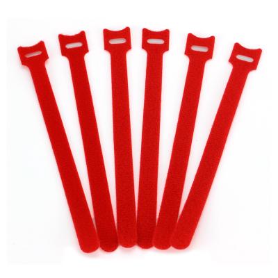 China Back-to-Back Hook-and-Loop Cable Ties (Hook-and-Loop in One Piece), Colorful Nylon Hook-and-Loop Self-Adhesive Cable Organizers for sale