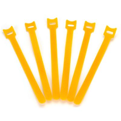 China Back-to-Back Hook-and-Loop Cable Ties (Hook-and-Loop in One Piece), Colorful Nylon Hook-and-Loop Self-Adhesive Cable Organizers for sale