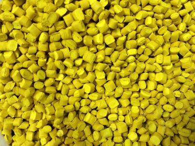 China Yellow Masterbatch Y-01 Film Grade for sale