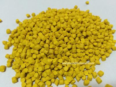 China Yellow Masterbatch for Film Blowing or Injection with PE Carrier for sale