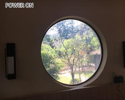 China high transparency white color opaque to clear pdlc film transform for sale
