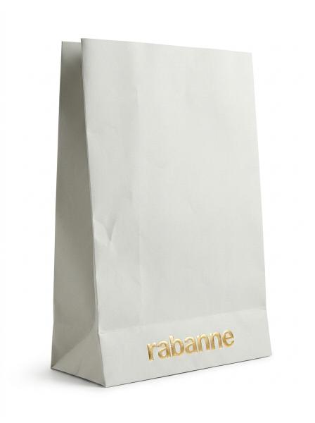 Quality Rabanne Brand Matte Paper Document Bag Gold Embossed Logo Premium Gift Packaging Envelope for sale