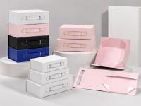 China Foldable Suitcase Gift Boxes with Carry Handles for sale