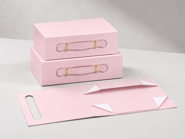 Quality Foldable Suitcase Gift Boxes with Carry Handles for sale