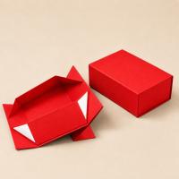 China Classic Foldable Gift Boxes in Solid and Iridescent Finishes for sale