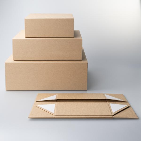 Quality Classic Foldable Gift Boxes in Solid and Iridescent Finishes for sale
