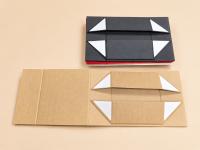 China Classic Foldable Gift Boxes in Solid and Iridescent Finishes for sale