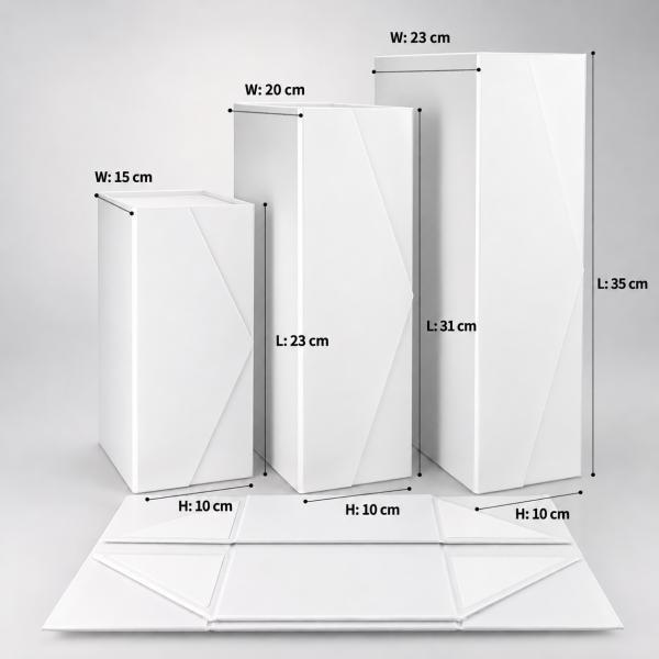 Quality Foldable Gift Boxes with Envelope-Style Flaps for sale