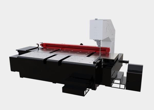 High Productivity 30kw CNC Vertical Band Saw For Sawing Tube And Sheet VH0408