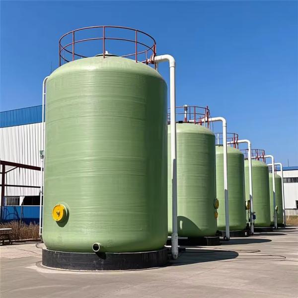 Quality UV Resistant Large Fiberglass Tanks For Storing Acid And Alkali Solutions Frp Storage Tanks for sale